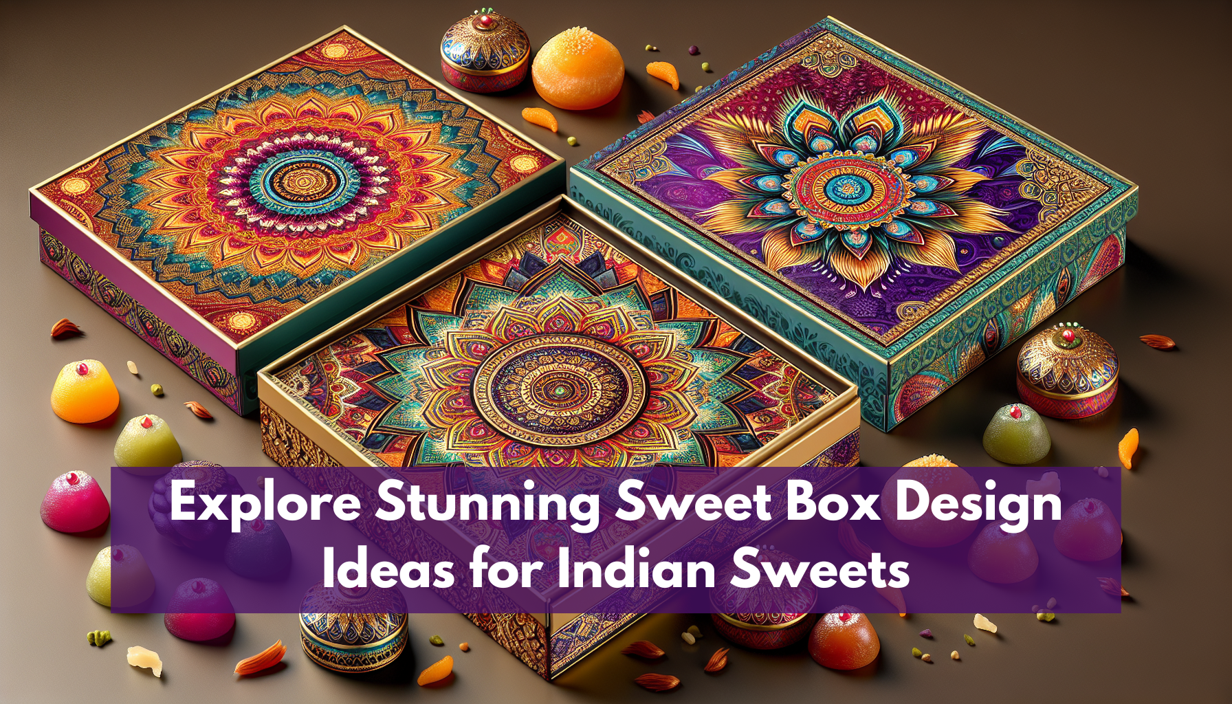 Explore Stunning Sweet Box Design Ideas for Indian Sweets