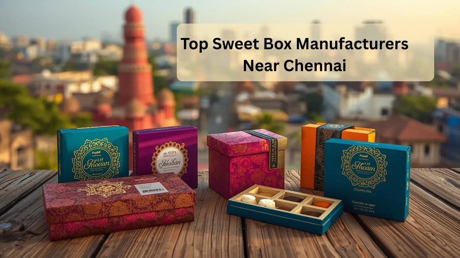 Top Sweet Box Manufacturers Near Chennai for Custom Packaging