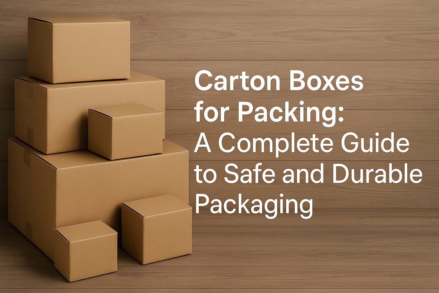 Carton Boxes for Packing: A Complete Guide to Safe and Durable Packaging