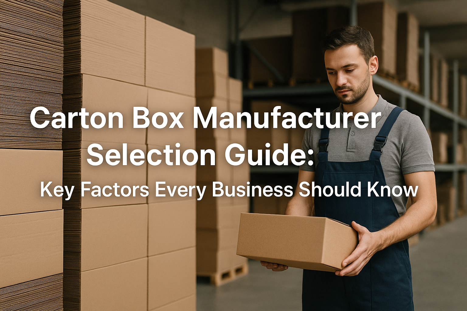 Carton Box Manufacturer Selection Guide: Key Factors Every Business ...